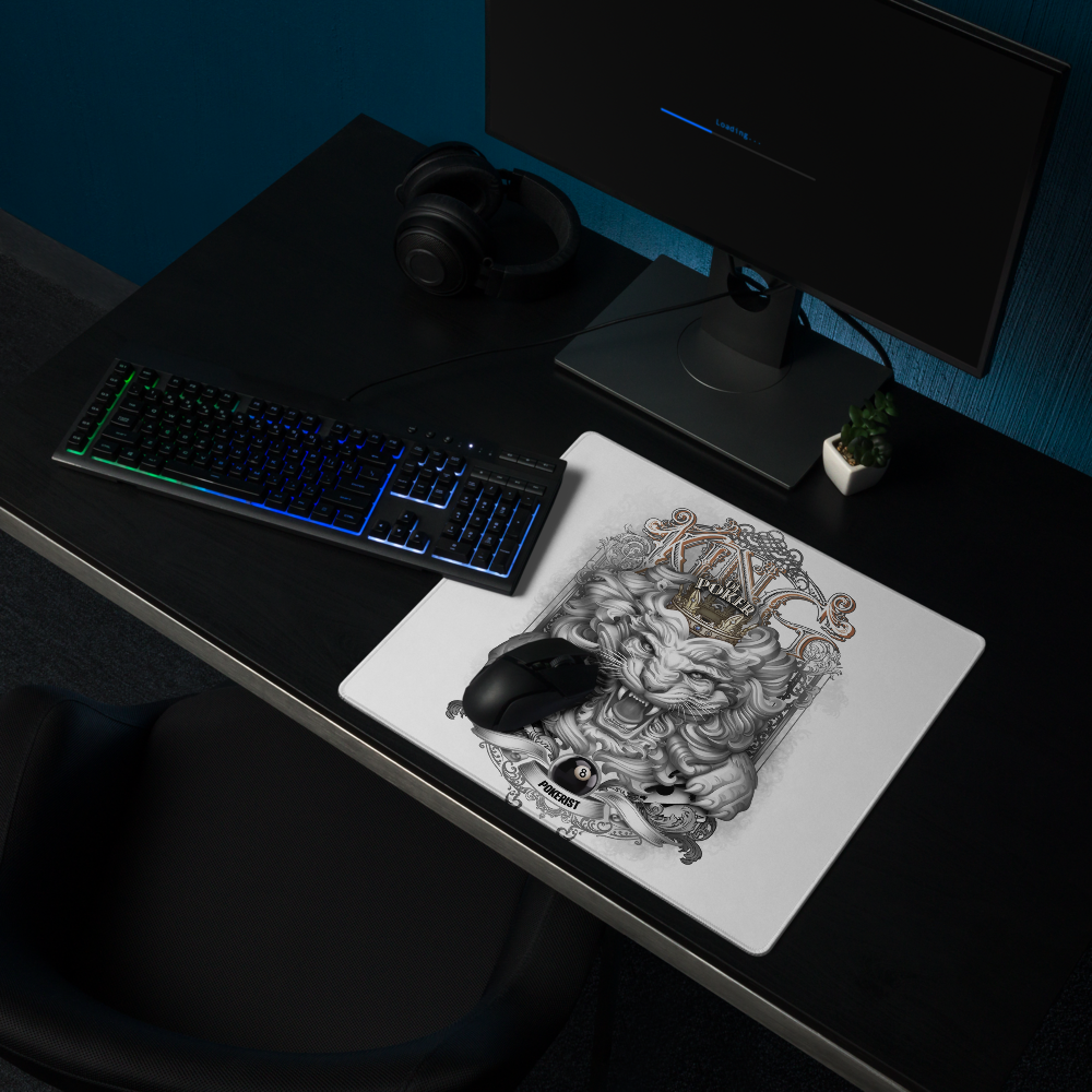 Poker Gaming Mouse Pad with King Lion Design – Pokerist & Blackjackist