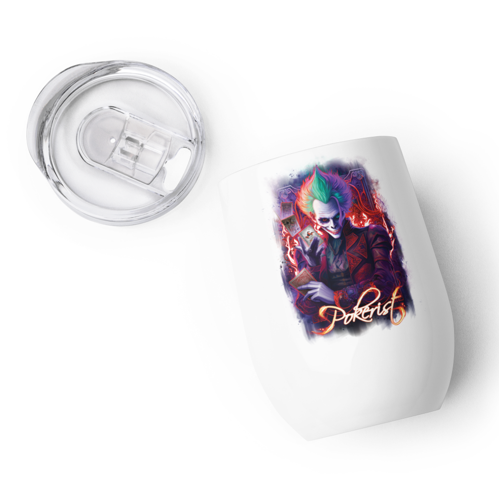 Poker Tumbler with Joker Color Design – Pokerist & Blackjackist