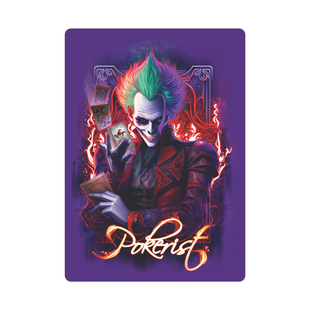Poker Card with Joker Color Design – Pokerist & Blackjackist